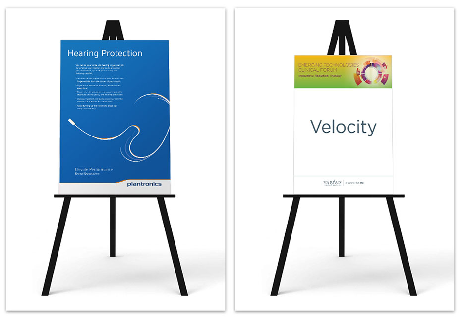 24 36 Easel Sign And 22 28 Sign FineLine Graphics Design Inc 